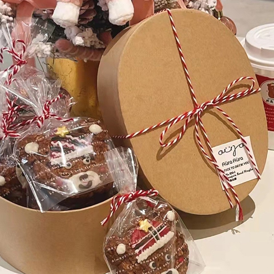 Small Cookie Storage Box Cookies Storage Container Compact Package Box ...