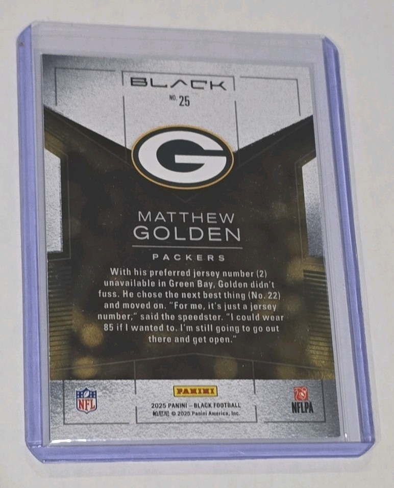 Panini 2025 Donruss Elite Matthew Golden Rookie Gold #144 Green Bay ...