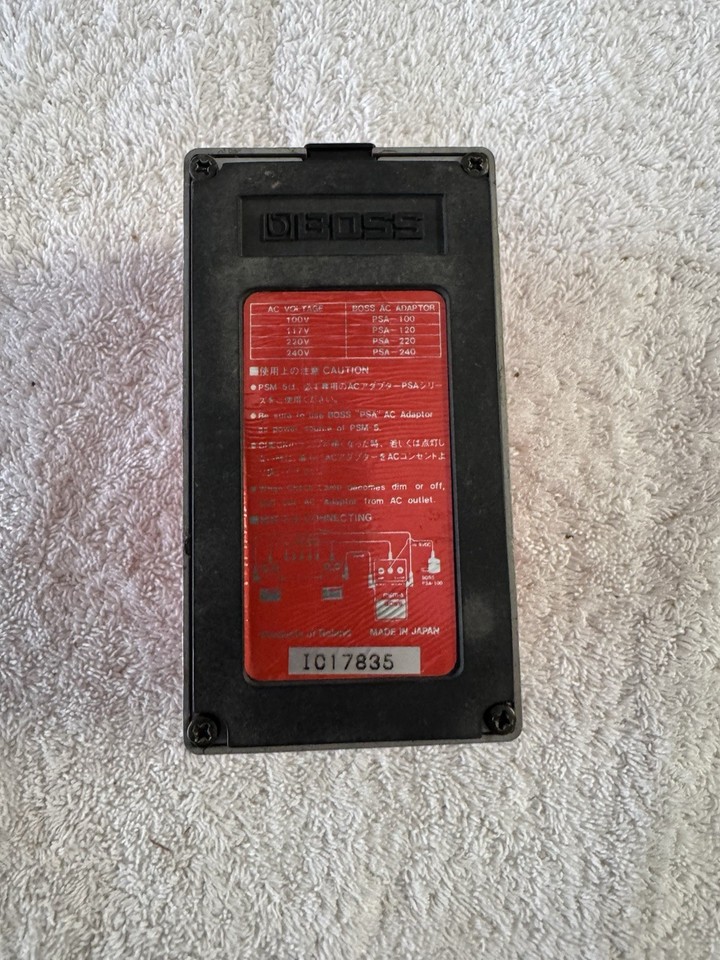 Boss PSM-5 Power Supply Master Switch Pedal No Adapter | eBay