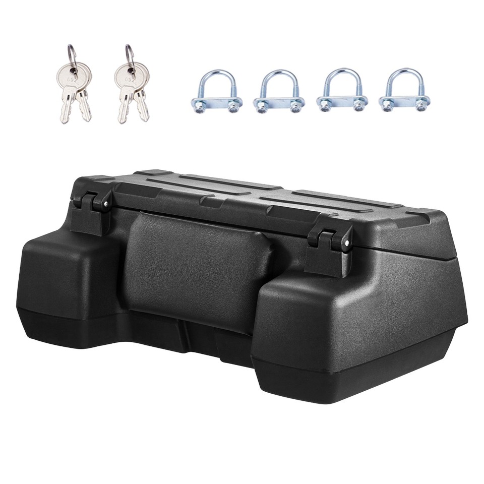 95L ATV Rear Rack Storage Box UTV Trunk Cargo Boxes 34x21x18 inches ...