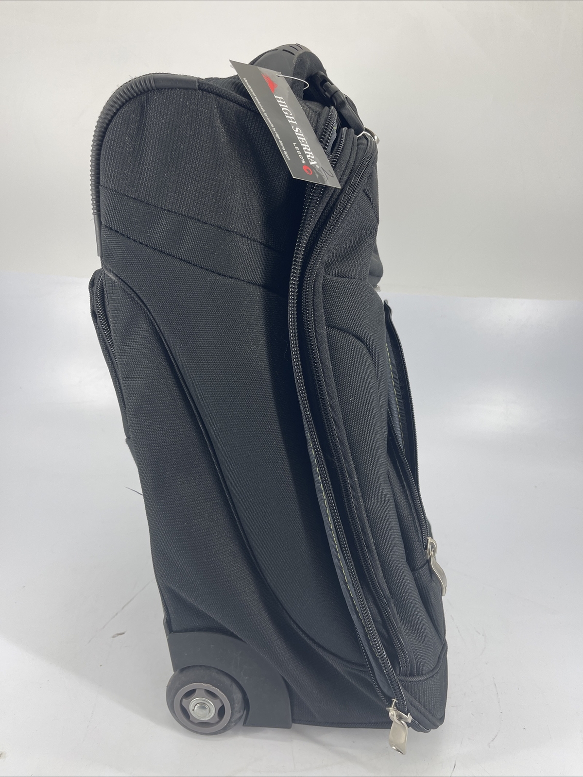 NEW High Sierra Black Microsoft Fast Luggage 19” Rolling Carryon ...