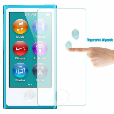 2X High-Quality Tempered Glass Screen Protective Film for iPod Nano 7th ...