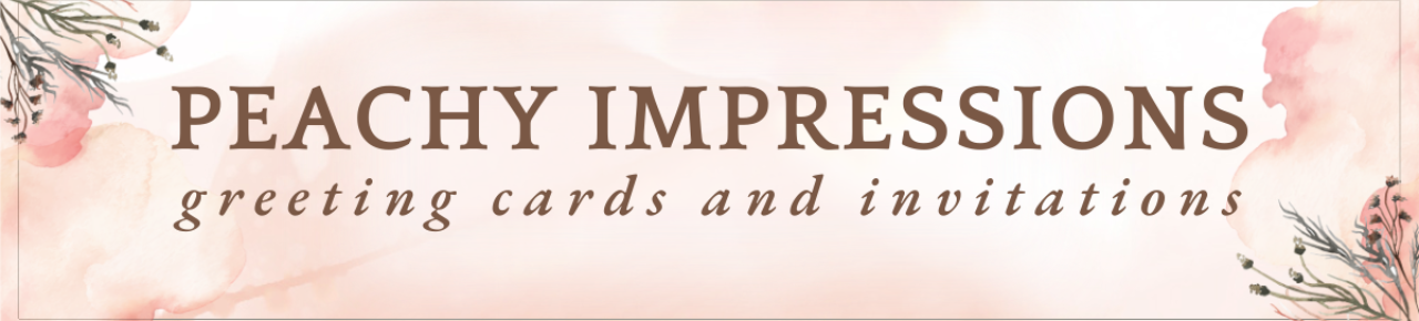 Peachy Impressions Greeting Cards | eBay Stores