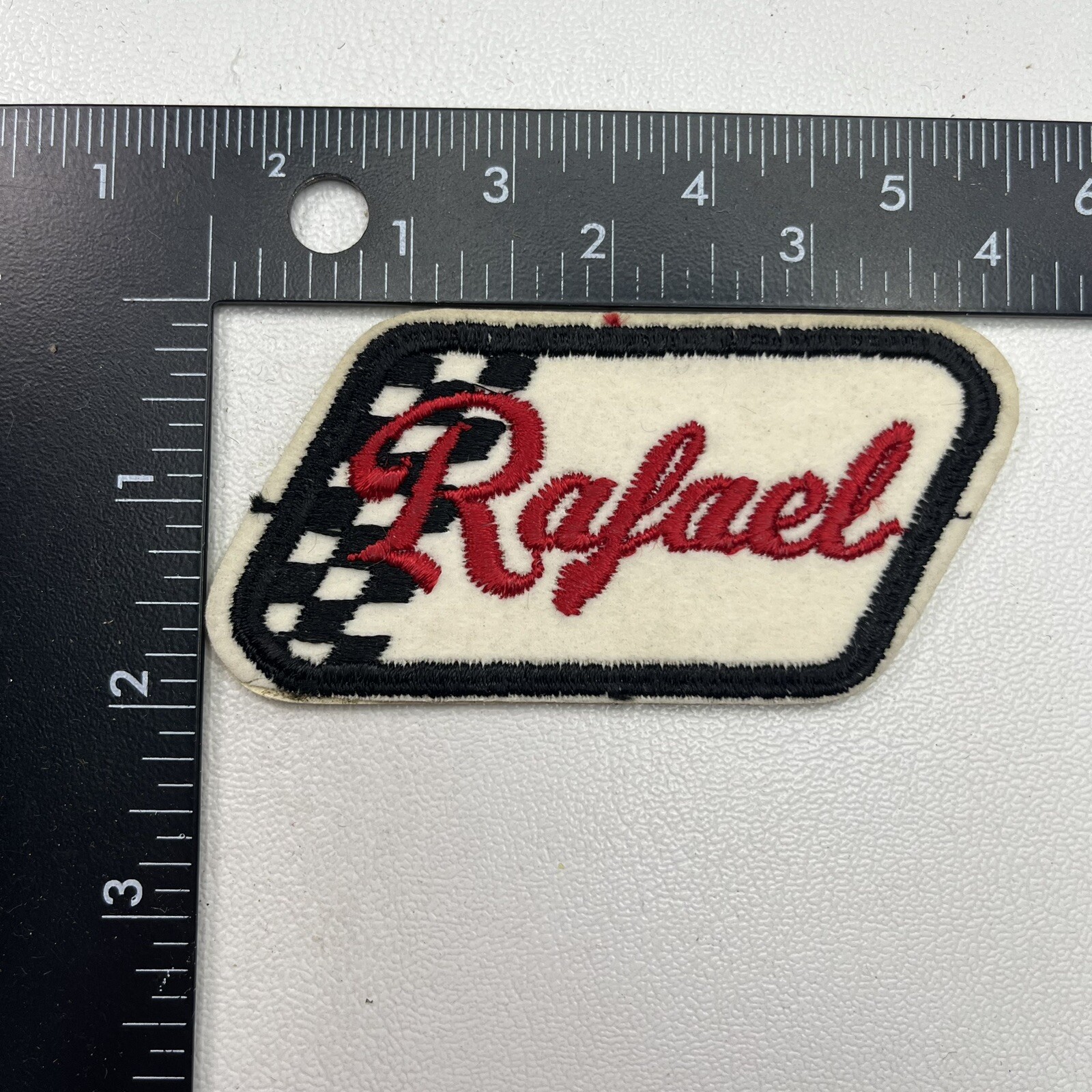 Vintage c 1970s Or 80s Fancy RAFAEL Name Patch In Cursive Letters 00SP ...