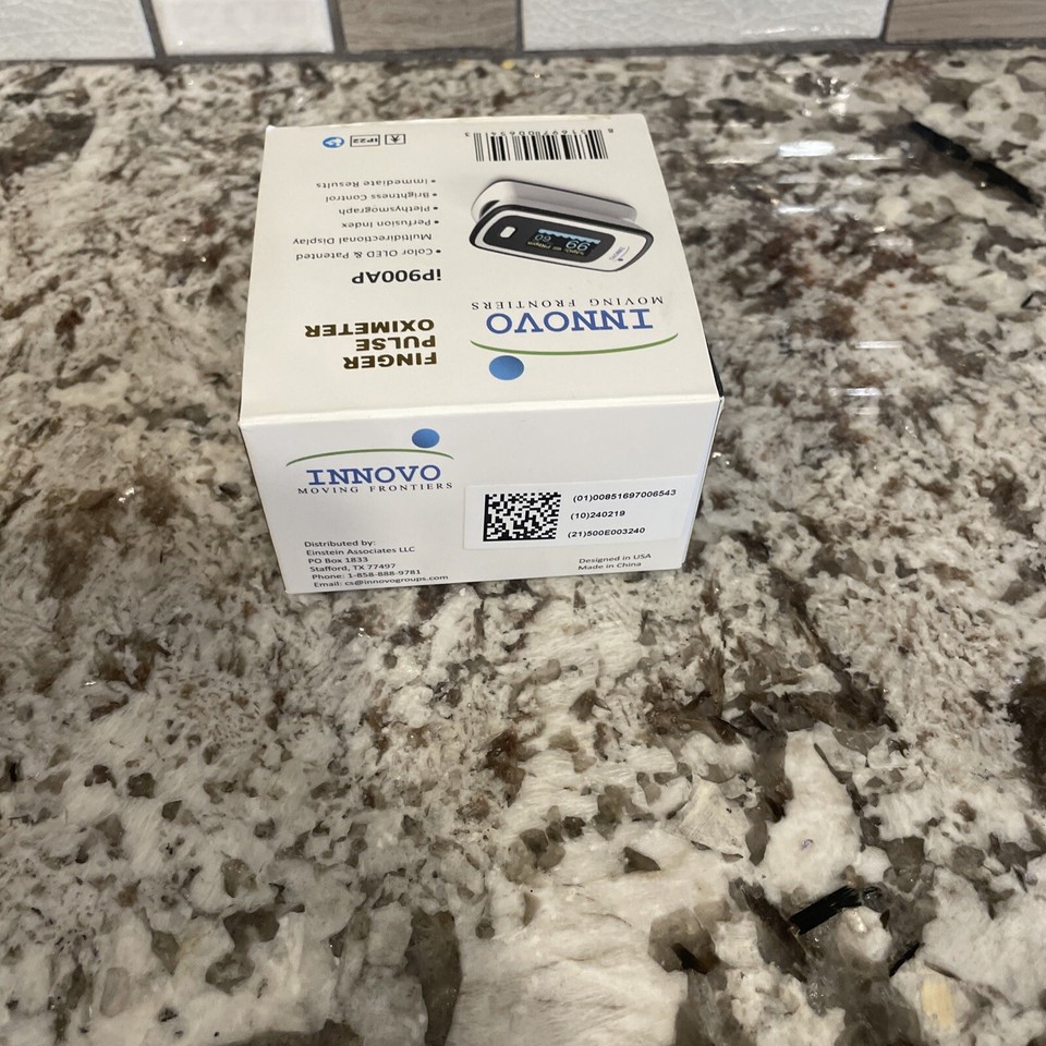 Innovo Deluxe iP900AP Fingertip Pulse Oximeter with Plethysmograph and ...