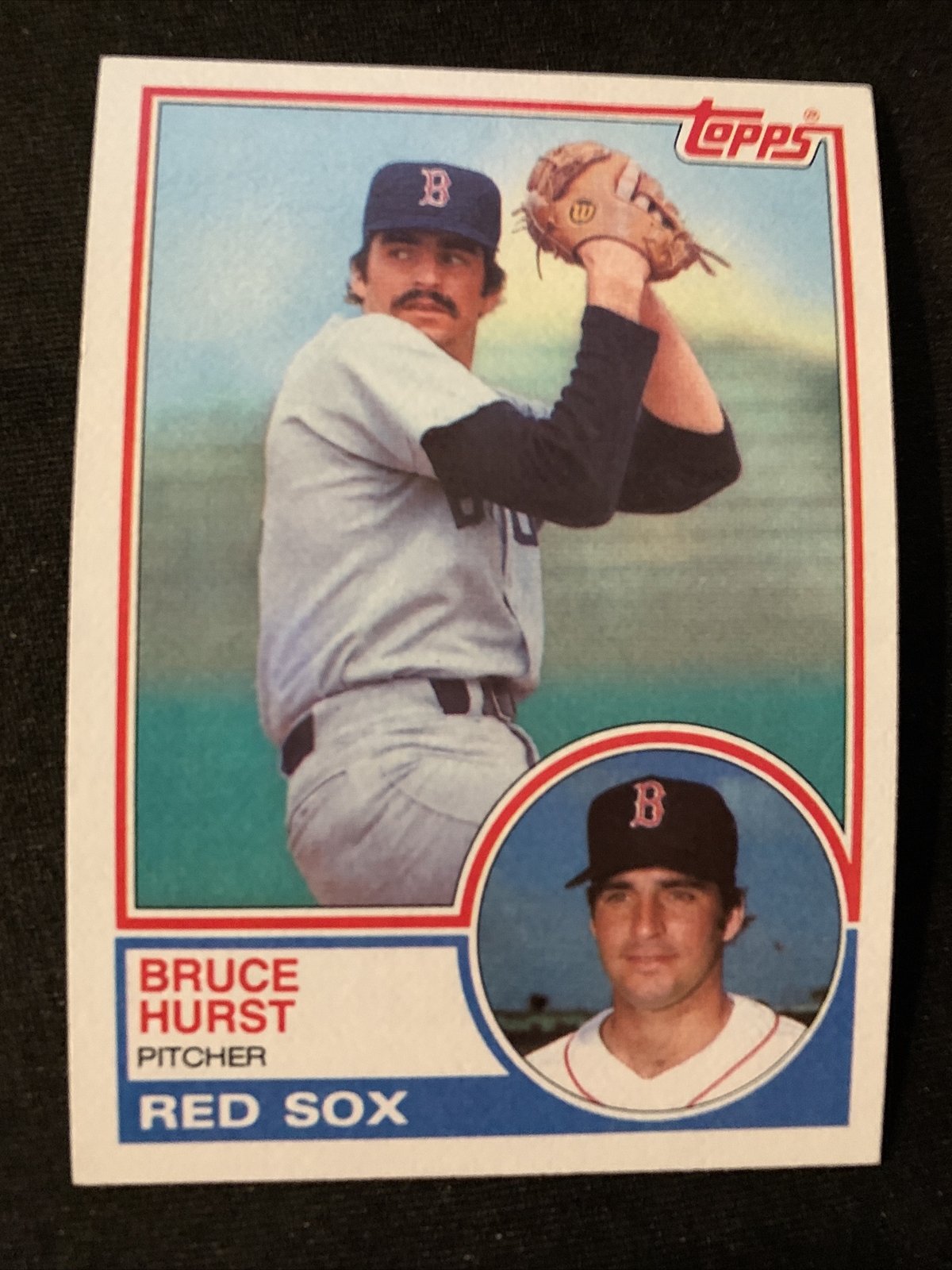 1983 Topps Baseball Card #82 Bruce Hurst Boston Red Sox NMMt Free ...