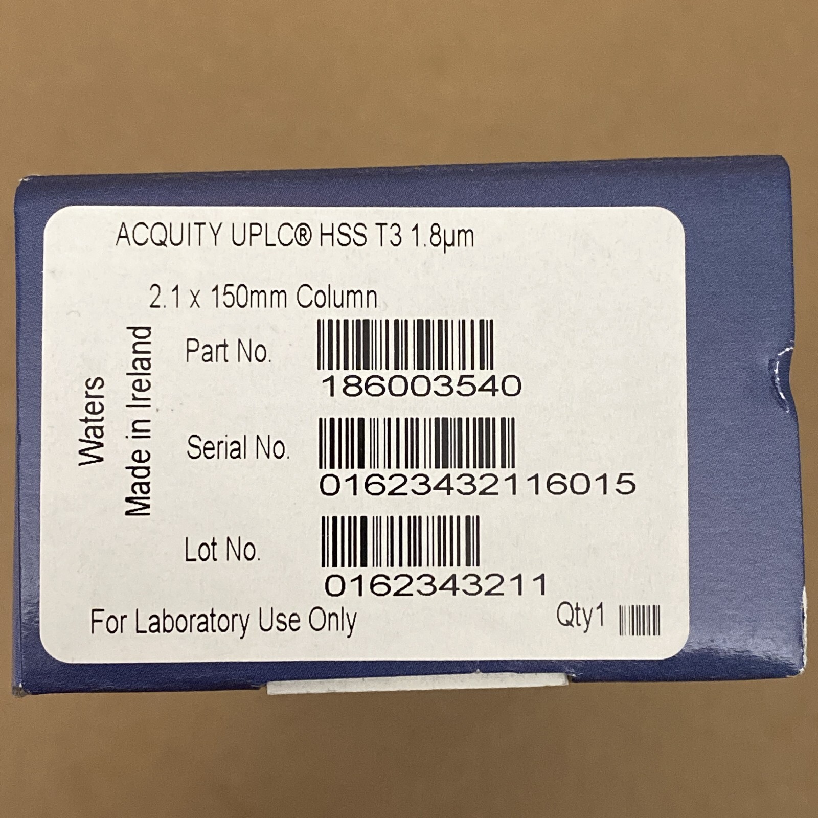 UPLC+Column+Waters+Acquity+HSS+T3+2.1+X+150+Mm+186003540+HPLC for sale ...