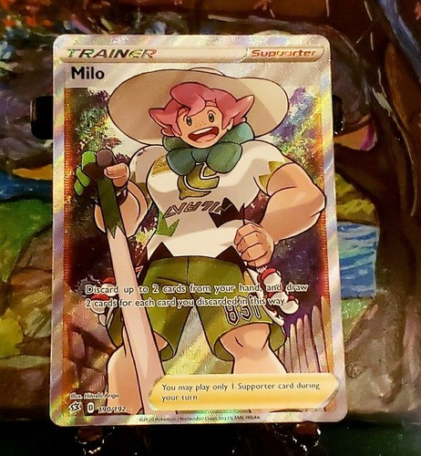 Pokemon - Milo (Full Art) - 190/192 - SWSH Rebel Clash - Ultra Rare ...