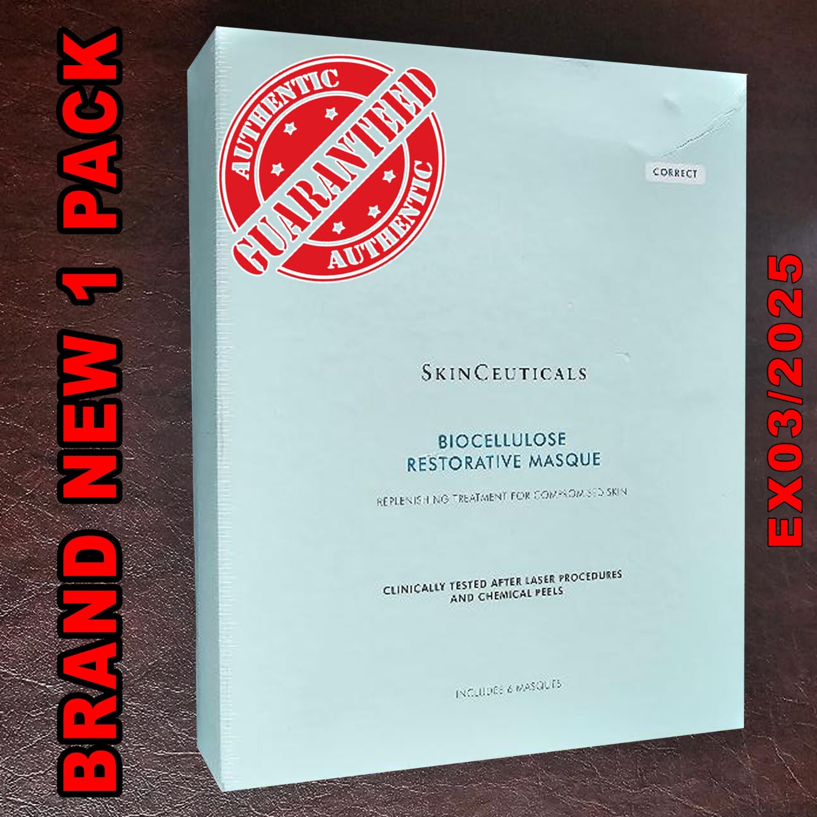 Skinceuticals Biocellulose Restorative Masque 6 Masks AUTHENTIC ...