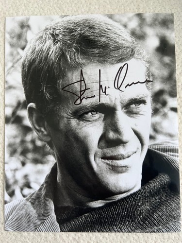 Steve McQueen signed foto 8x10 , Prestine condotion | eBay