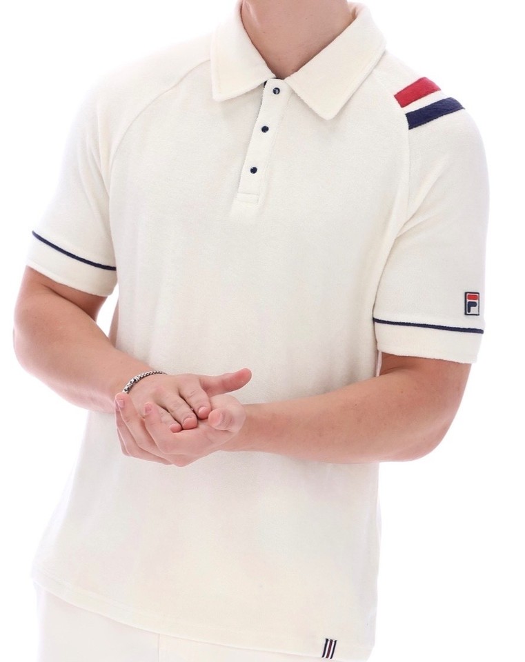 Fila Massimo Bjorn Borg BB1 Gardenia (off white) Iconic Tennis Shirt ...