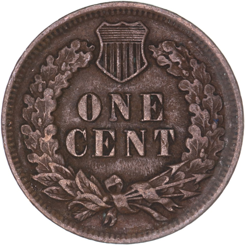 1898 (P) Indian Head Cent Very Fine Penny VF | eBay
