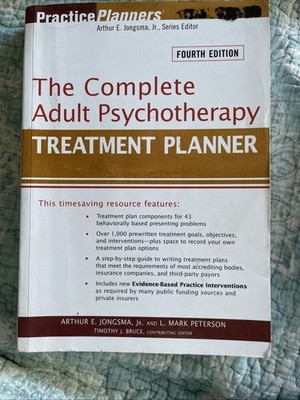 Practiceplanners Ser.: The Complete Adult Psychotherapy Treatment ...