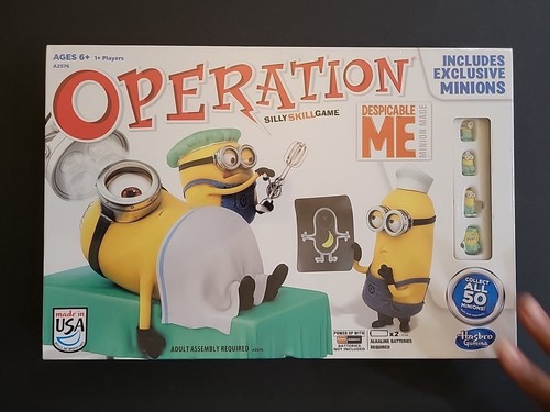 Operation Game Despicable Me Hasbro 4 Minions Box 2013 NEW FACTORY ...