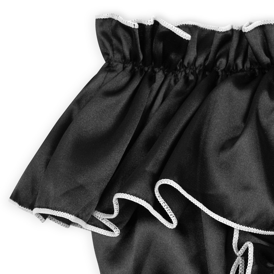 Sissy Frilly Ruffled Satin Full Coverage Adult Diaper Cover Briefs ...