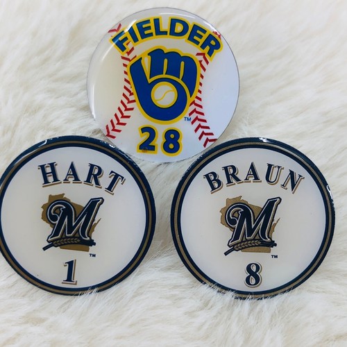 Northwestern Mutual Milwaukee Brewers MLB Baseball Pin Lot Fielder ...