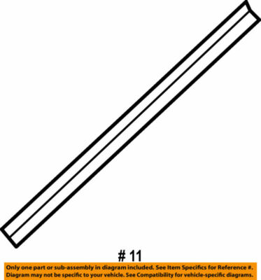 75536-60010 Toyota Moulding, windshield, outside lower lh 7553660010 ...