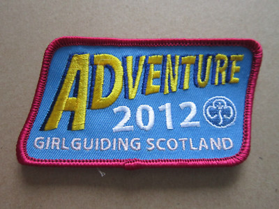 Adventure 2012 Scotland Girl Guides Cloth Patch Badge (L3K) | eBay UK