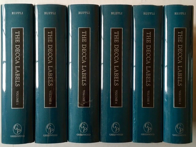 Michel Ruppli / The Decca Labels A Discography Complete in 6 Vols 1st ...