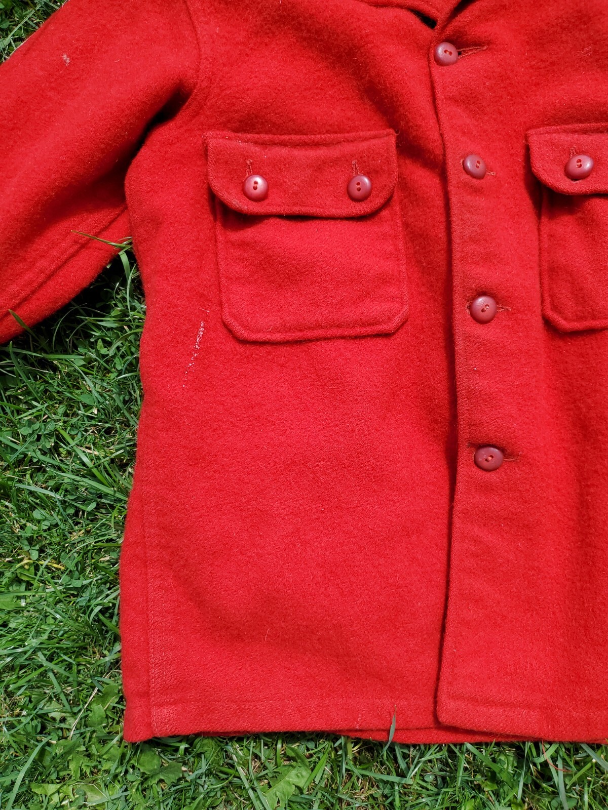 Vintage Boy Scouts of America BSA Red Wool Coat Official Jacket Shirt ...