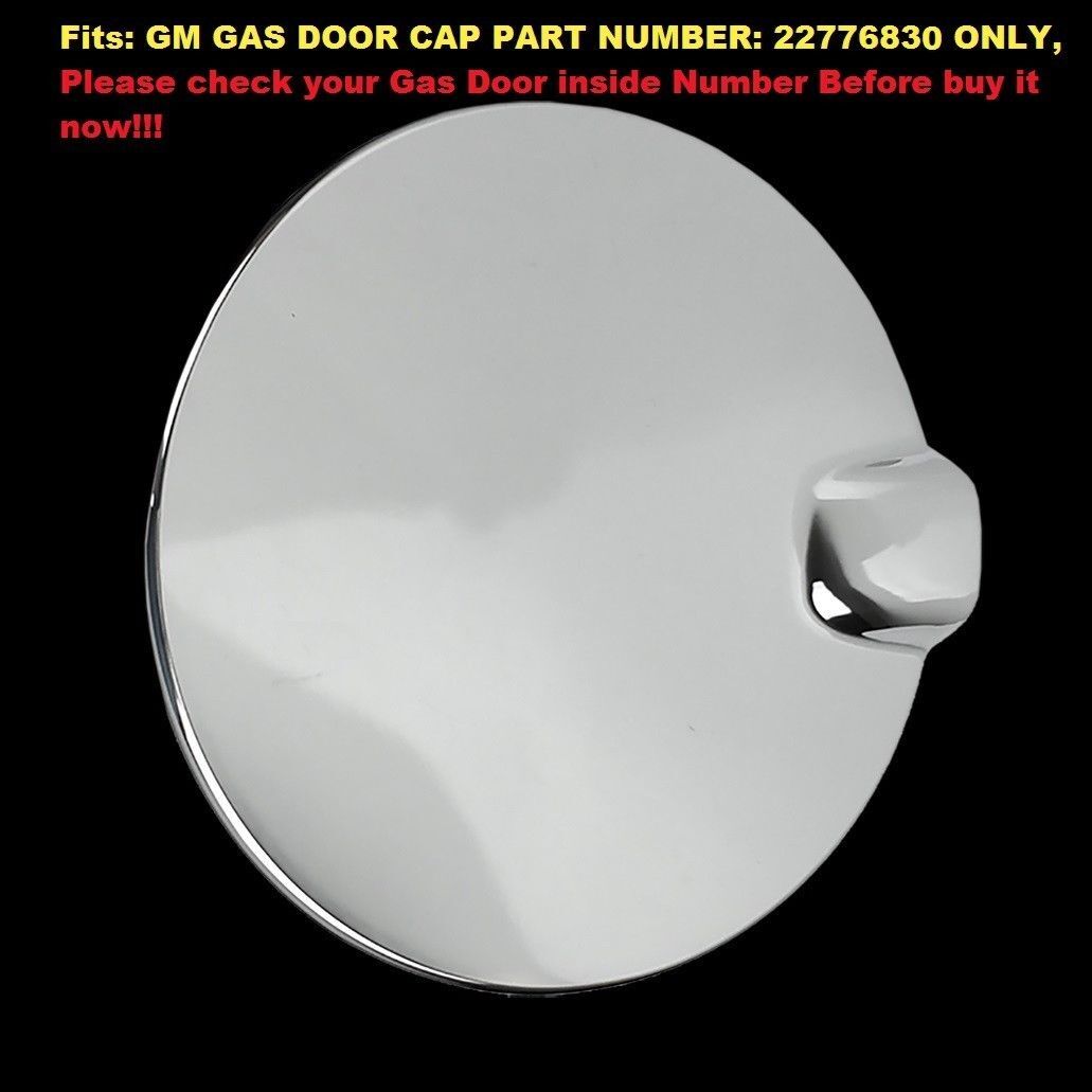 FOR 2015 16 Chevy Silverado 2500 3500 GMC Sierra Chrome Gas Fuel Cap ...