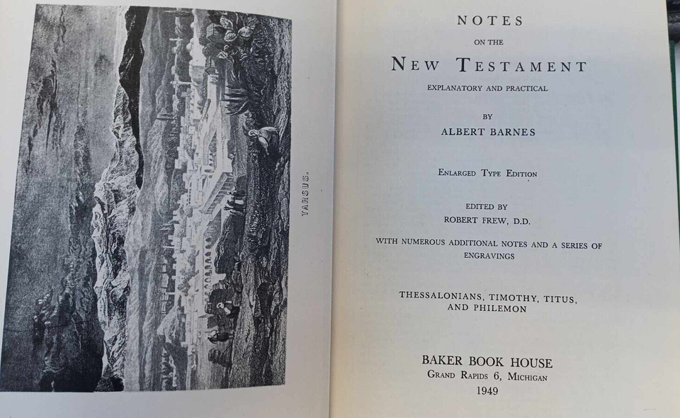 Barnes Bible Commentary set - 27 volumes - New and Old Testament - 1940 ...
