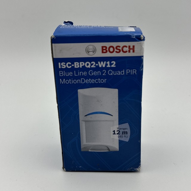 Bosch Security Video Isc-bpq2-w12 Blue Line Gen2 Quad PIR Motion ...