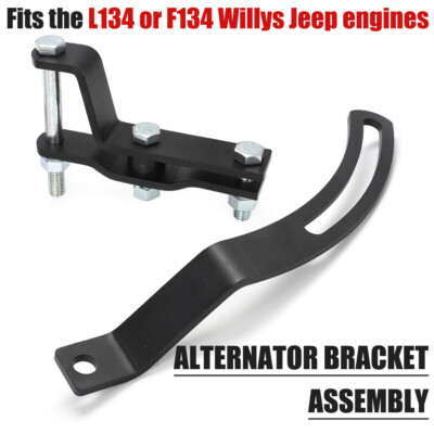 Alternator Bracket Assembly Kit Fit Willys Jeep engines L134 F134 CJ2A ...