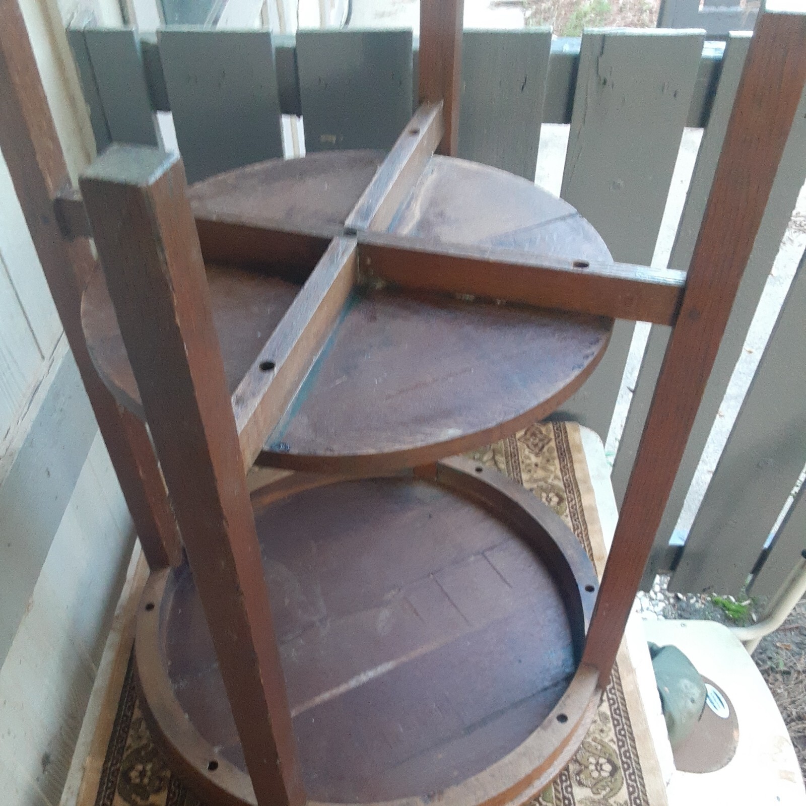 VINTAGE GUSTAV STICKLEY QUARTER SAWN OAK DOWLED ARTS&CRAFTS MISSION ...