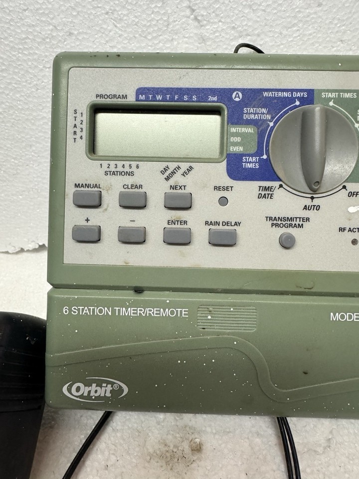 Orbit 57096 Super-6 Station Water Sprinkler Time Controller with Remote ...