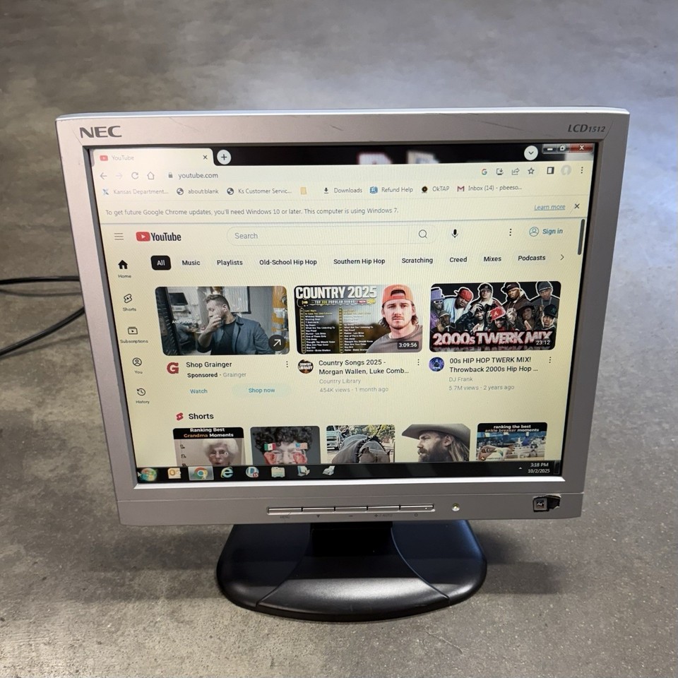 NEC MultiSync LCD1512 15” LCD VGA Monitor K15AN w/ Stand & Power Tested ...