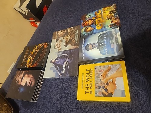 Lot Of 7 Blu-ray/ DVD Steelbooks Digibook Digital Codes Included | eBay