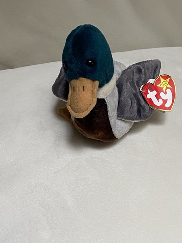 🔥PRICE CUT! RARE-VINTAGE Original Ty 1997 “Jake the Mallard Duck” w ...