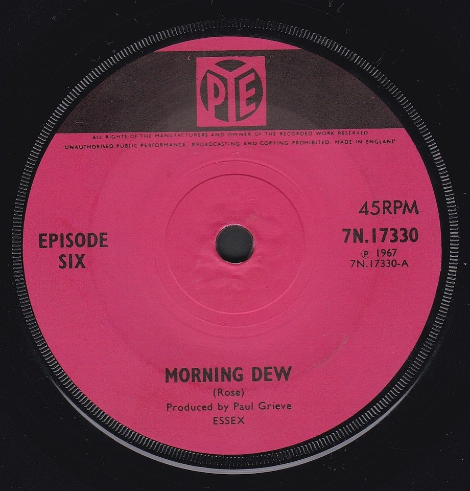 EPISODE SIX-UK SC 7"-MORNING DEW / SUNSHINE GIRL-PYE-Deep Purple-Gillan ...