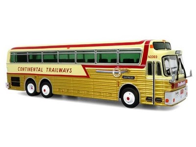 1969 Golden Eagle Model 05 Coach - Gold 1:87 Scale - Iconic Replicas 87 ...