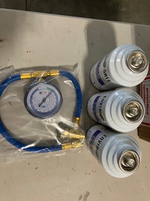1995-OLDER A/C RECHARGE KIT / ENVIROSAFE REPLACEMENT REFRIGERANT / FITS ...