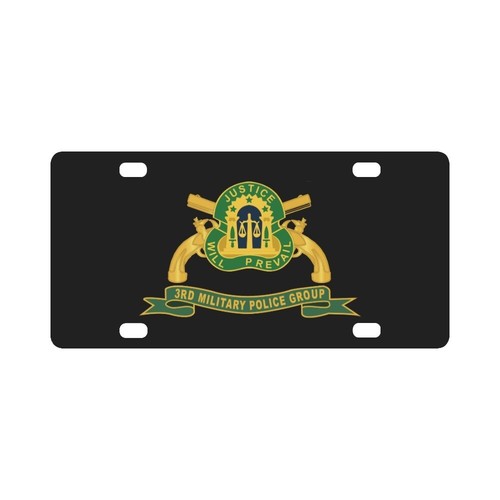 License Plate-Army - 3rd Military Police Group w Br - Ribbon | eBay