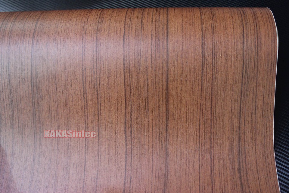 DIY Matte Glossy Wood Grain Textured Vinyl Wrap Sticker Decal Car Home ...