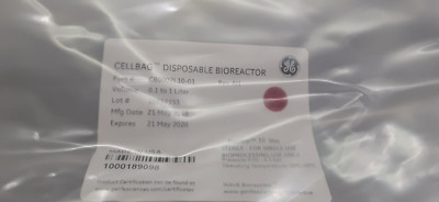 GE 0.1-1 Liter CellBag Disposable Bioreactor (1) CB0002L10-01 REV AH | eBay