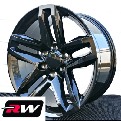 20 inch for Chevy Avalanche Replica Wheels Gloss Black Z71 TRAIL BOSS ...