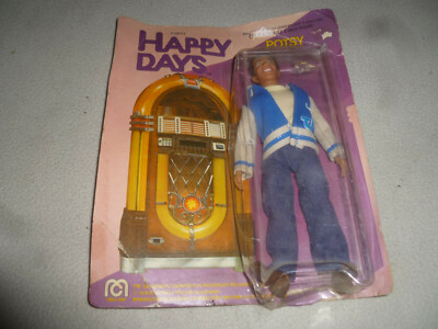 VINTAGE NEW ON CARD 1976 MEGO HAPPY DAYS SHOW POTSY 8" FIGURE TOY NOC ...