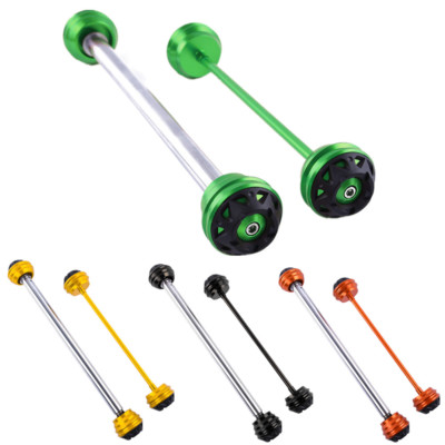 Front & Rear Axle Fork Wheel Protector For Kawasaki Z800 13-16 Crash ...