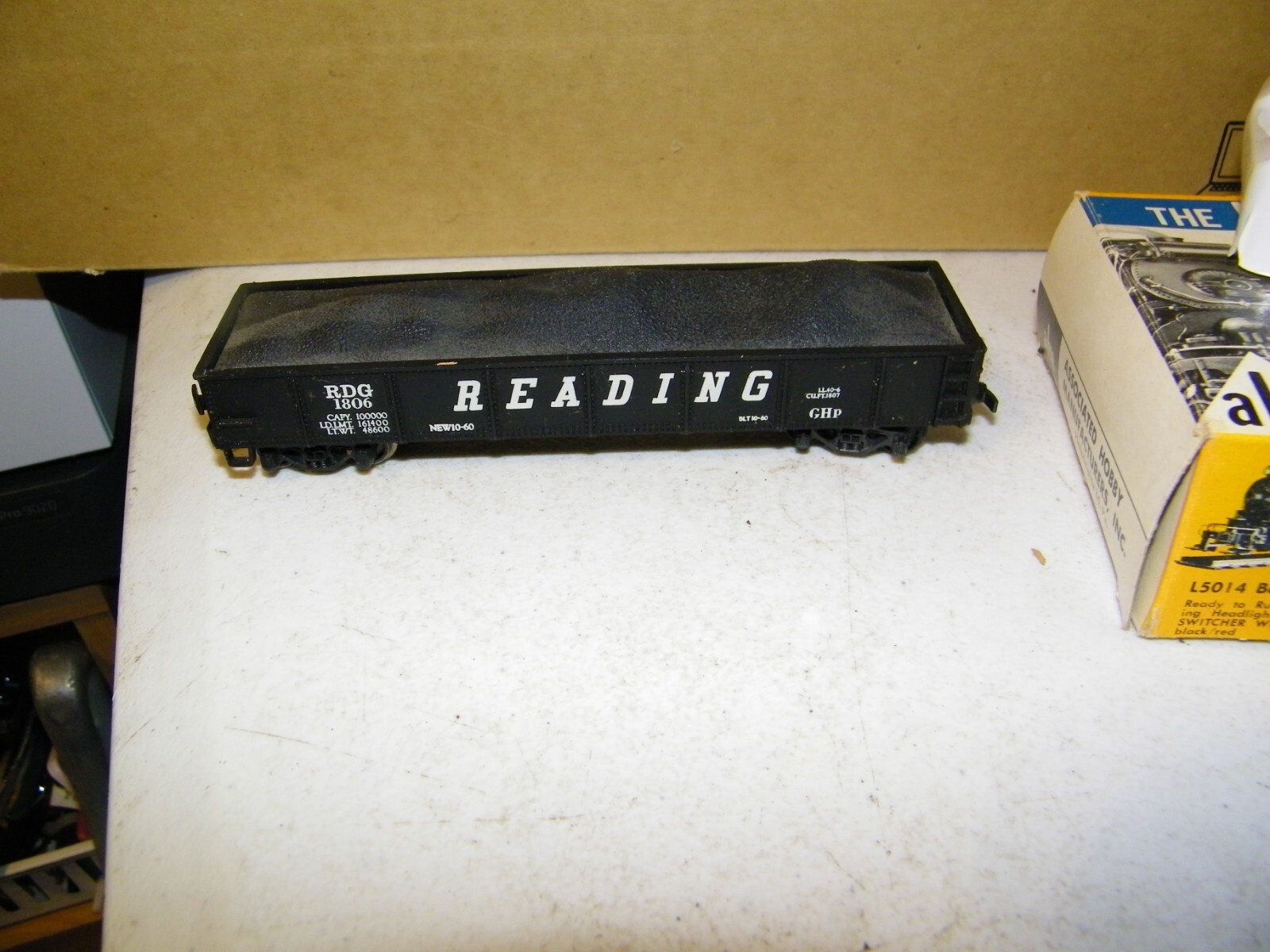 The Ho Line True To Blueprint Reading RDG 1806 Coal Car In Original Box ...