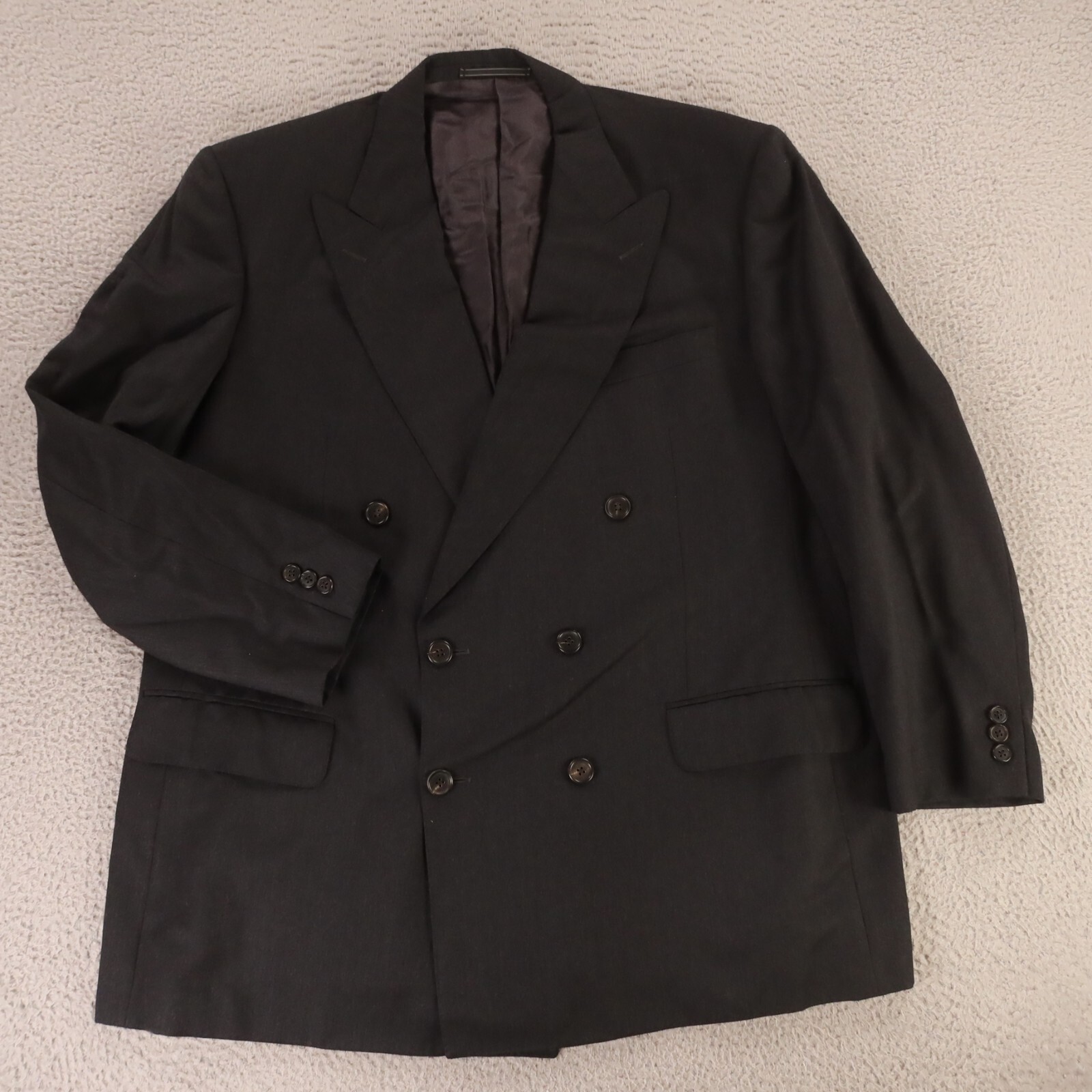 Ermenegildo Zegna Jacket XL Gray Charcoal Heather Woo… - Gem