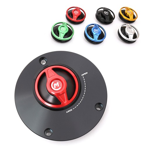 Red REVO Motorcycle Quick Release Fuel Cap For Monster 600 /750 /900 ...