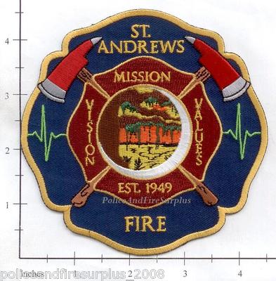 South Carolina - Saint Andrews SC Fire Dept Patch | eBay