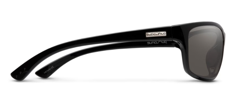 SUNCLOUD "Sentry" Polarized Unisex Sunglasses BLACK/Polar Gray Lens $54.95 | eBay