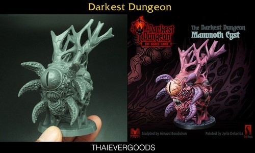 DARKEST DUNGEON BOARD GAME AUTHENTIC Miniature Model Boss Mammoth Cyst ...