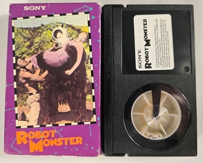 Robot Monster 1953 Sony Beta Tape Betamax 1981 Not VHS Rare Oop Horror ...