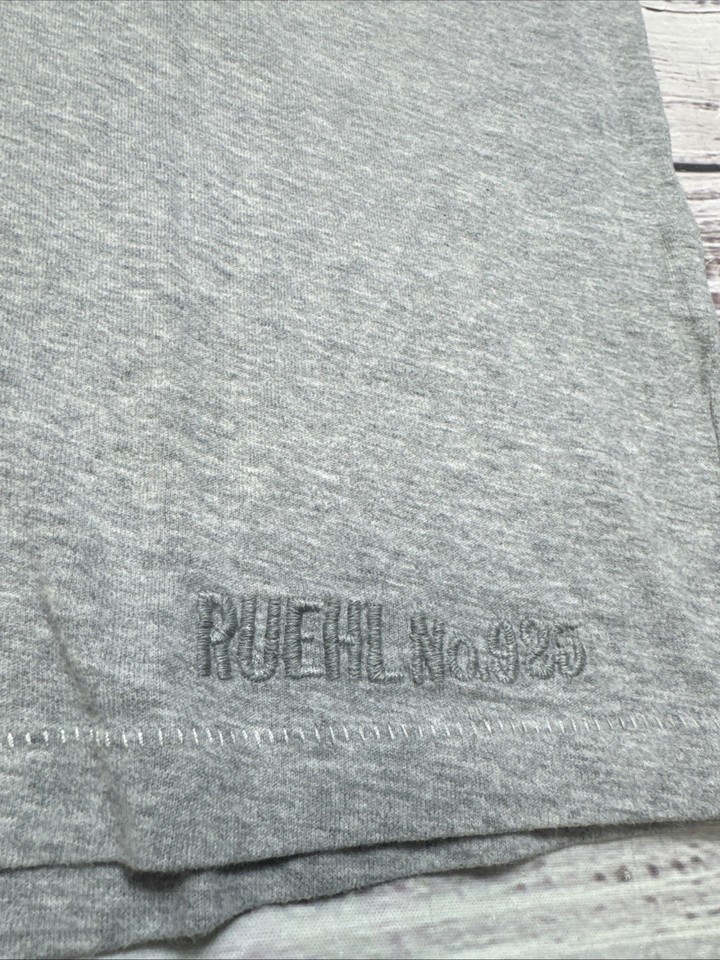 RUEHL No.925 Applique Tee Y2K Frenchie Faded Size Large Vintage | eBay